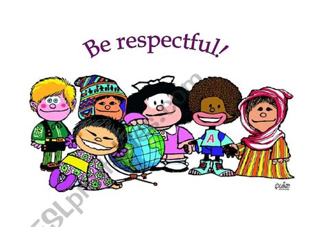 Be Respectful Clipart