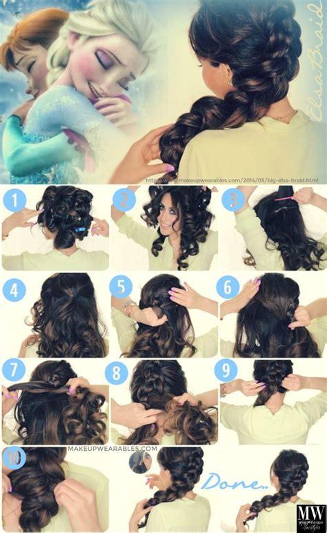 Elsa Frozen Hairstyle Step By Step Frances Urquhart Frisur