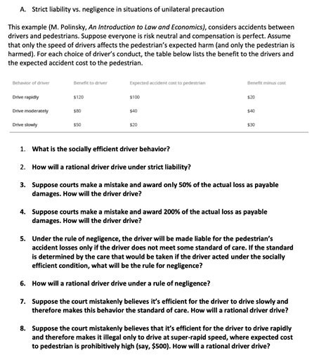 Solved This Example M Polinsky An Introduction To Law And