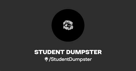 Student Dumpster Instagram Tiktok Linktree