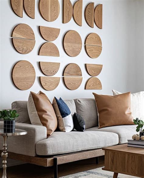 Wall Hanging Round Wooden Plates Diy Wall Art Plates On Wall