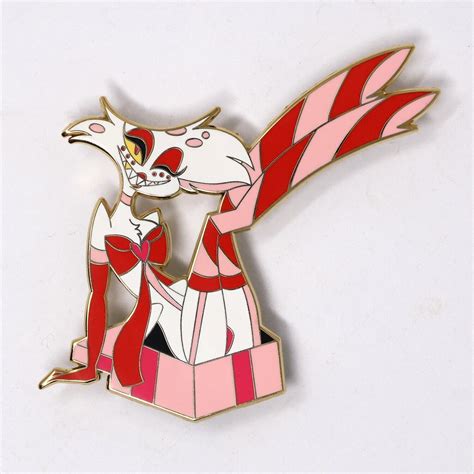 Hazbin Hotel Angel Dust Pin Up Valentines Day T Enamel Pin