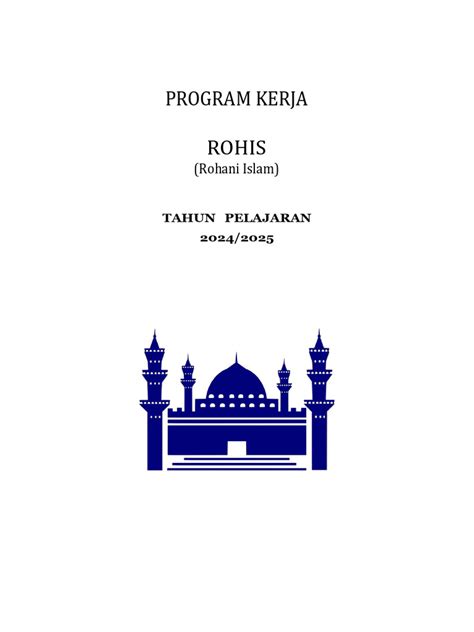 Program Rohis 20242025 Pdf
