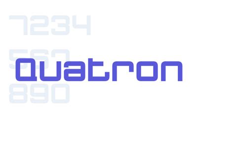 Quatron Font Free Download Now