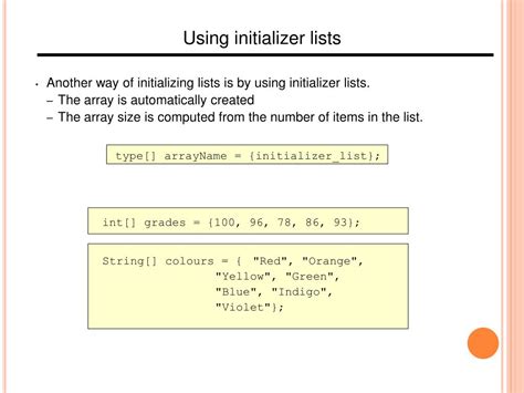 Ppt Arrays In Java Powerpoint Presentation Free Download Id2383028