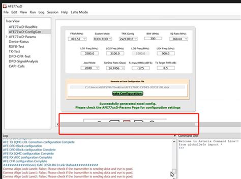 [gt] Afe7769d Evaluation Can Not Set Up Rxfb Rf And Microwave Forum