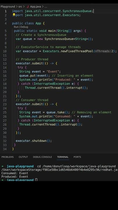 Java Concurrency Utilities Synchronousqueue For Inter Thread