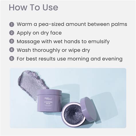 Bamboo Charcoal And Hemp Seed Oil Cleansing Balm