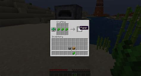Minecraft Recipes Paper