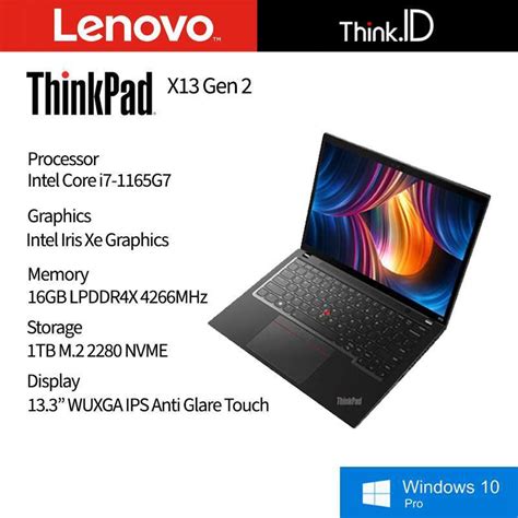 Jual Lenovo Thinkpad X Gen I G Gb Tb Ips Touch Win Pro Di Seller Think Id