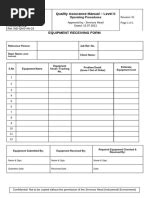 Material Receiving Form Template Pdf