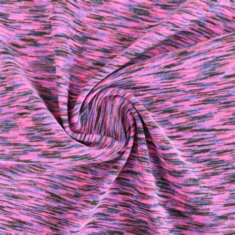 92 P 8 Sp Color Stripes Single Jersey Fabric For Skirts Shirts