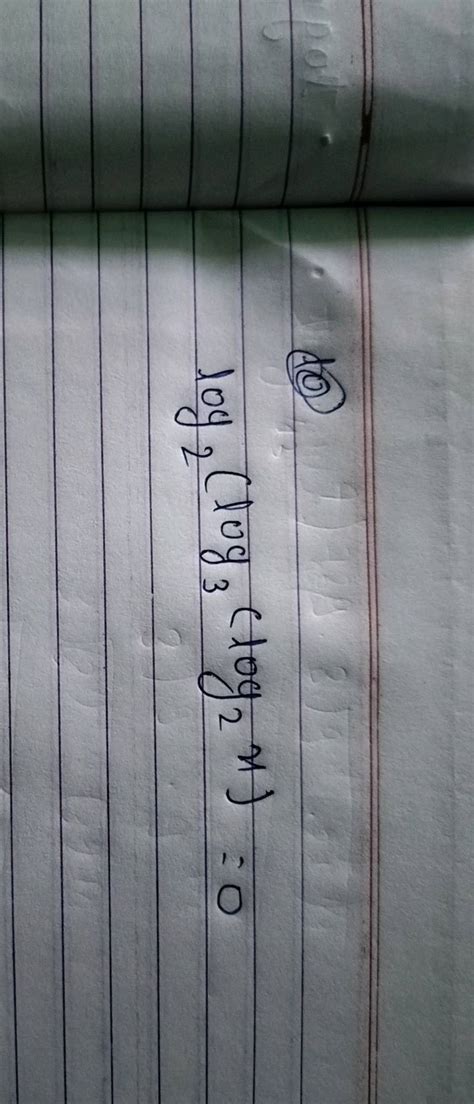 10 Log2 Log3 Log2 X 0 Filo