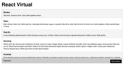 React Virtual Responsive Codesandbox