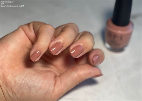 Opi Barefoot In Barcelona Review Swatches — Lots Of Lacquer