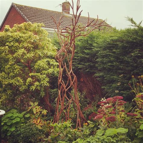 Tree Goddess Wild Steel Sculpture