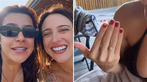 Cantora Lauana Prado Fica Noiva De Modelo Famosa Veja O Beijo Das Duas