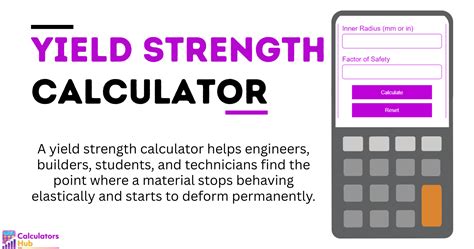 Yield Strength Calculator