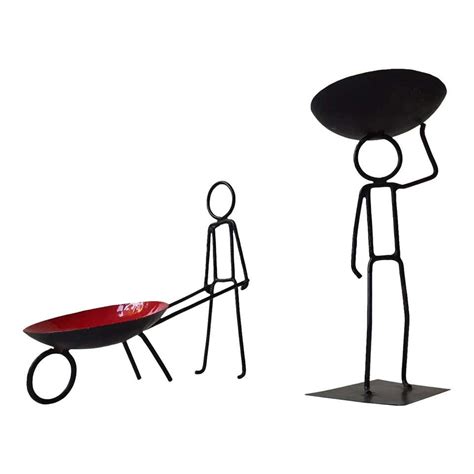 Midcentury Black String Iron Rigshaw By Bror Bonfils 1950s For Sale At