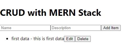 Create CRUD Application Using MERN Stack MongoDB Express React Node
