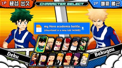 Makin Ringan‼️ Game My Hero Academia Di Android Offline Ukuran Kecil