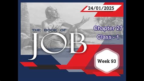 Job Chapter 27 Class 1 Bro James Basker 24 1 2025 Youtube