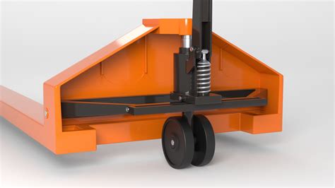 3d Pallet Loader Industrial Hand Brake Pallet Jack Turbosquid 2211439