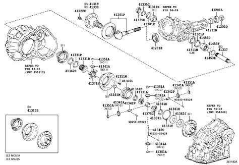 Lexus Rx330 350 Napgsu35l Cwagka Powertrain Chassis Transfer Gear