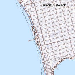 Pacific Beach San Diego Map