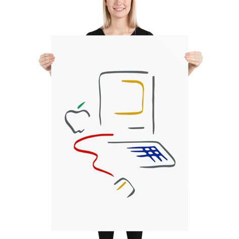 Picasso Mac Poster Eight Bit Tees