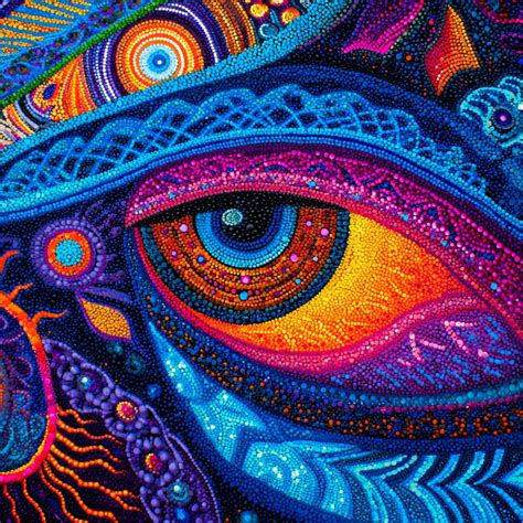 Psychedelic Aboriginal Art Digital Download Rich Colors Intricate