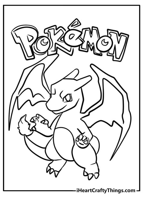 Charizard Gx Coloring Page