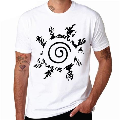 Camiseta Naruto Seal Of The Four Symbols Manga Epic