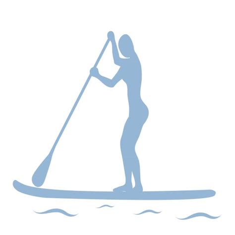 Best Paddle Boarding Illustrations Royalty Free Vector Graphics And Clip