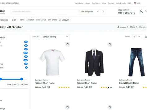 A Custom Built Html Coded In Responsive Ecommerce Template Upwork