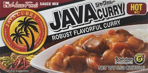 House Java Curry Hot G Servings Sauce Mix Made In Japan Robust Flavourful Kari Makanan