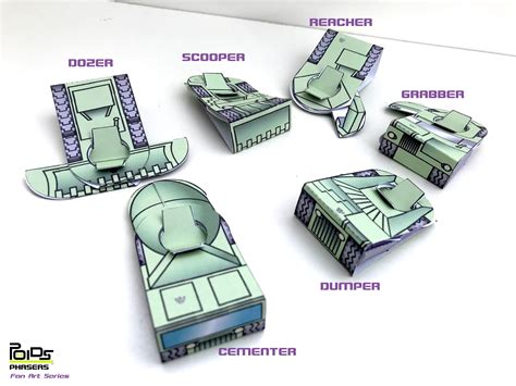 3d Artwork Chibi Papercraft G1 Devastator Tfw2005 The 2005 Boards