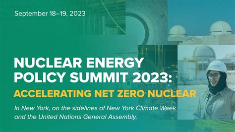 Nuclear Energy Policy Summit 2023 Accelerating Net Zero Nuclear