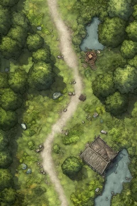 Forest Map Dungeon Maps Dnd World Map