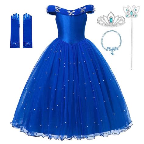 Disney Inspired Cinderella Princess Dress Costume Set Etsy Artofit