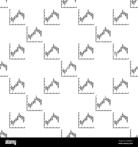 Cryptocurrency Trading Vector Candlestick Chart Formation Concept