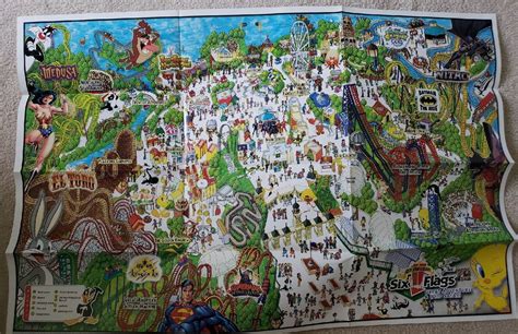 Six Flags Great Adventure Map