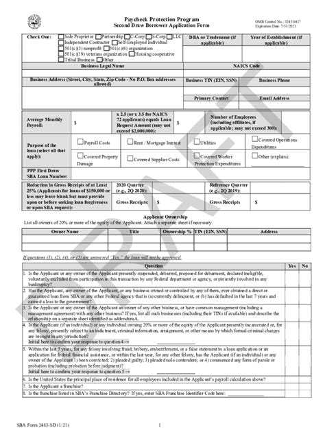 Fillable Online Ppp Application Forms Released Fax Email Print Pdffiller