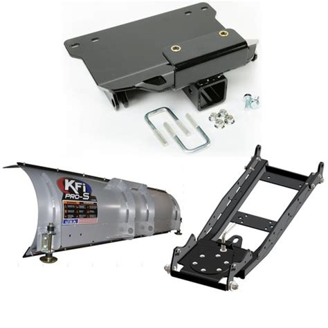 Kfi Utv Snow Plow Kit 72 Steel For Yamaha Wolverine X4 Yxf85 4x4