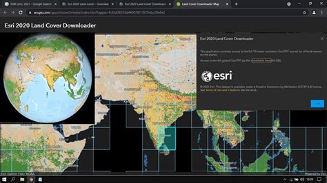 Esri Lulc Data 10m Resolution Free Download Youtube