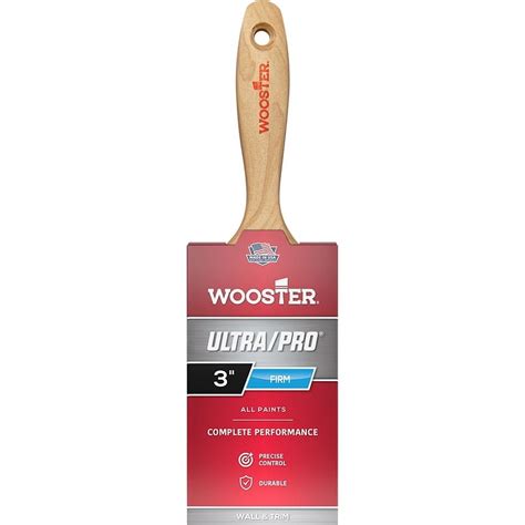 3 Wooster Brush Company 4176 Ultrapro Firm Flat Bristle Beavertail