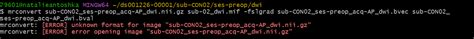 Mrconvert ERROR Unknown Format For Image MRtrix Community