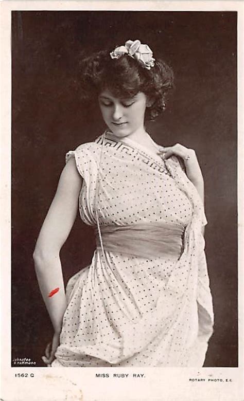 Miss Ruby Ray Theater Actor Actress Postcard