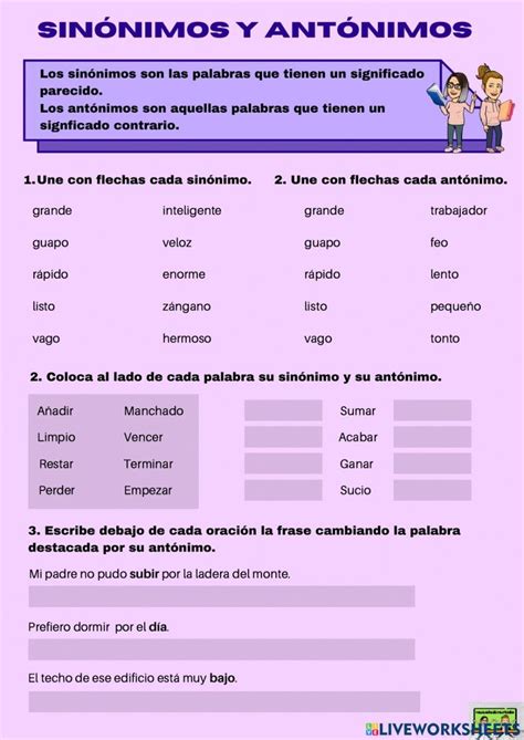A Poster With Spanish Words And Pictures On It