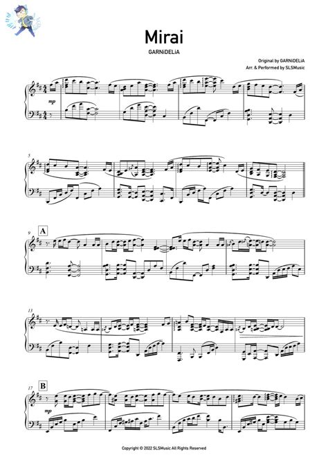Garnidelia Mirai Sheet By Slsmusic